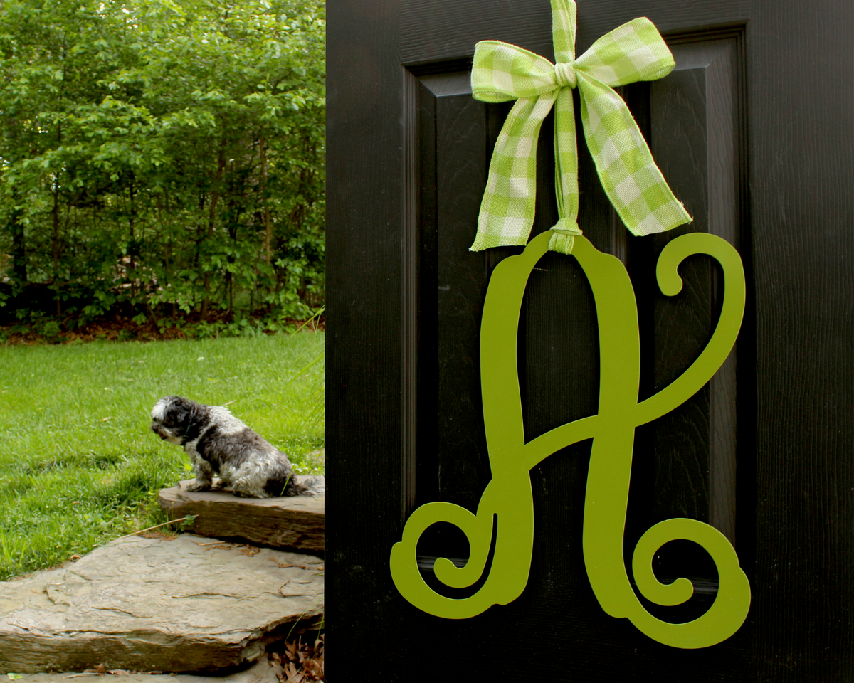 Monogram Wreath with Bow | Ever Blooming Originals